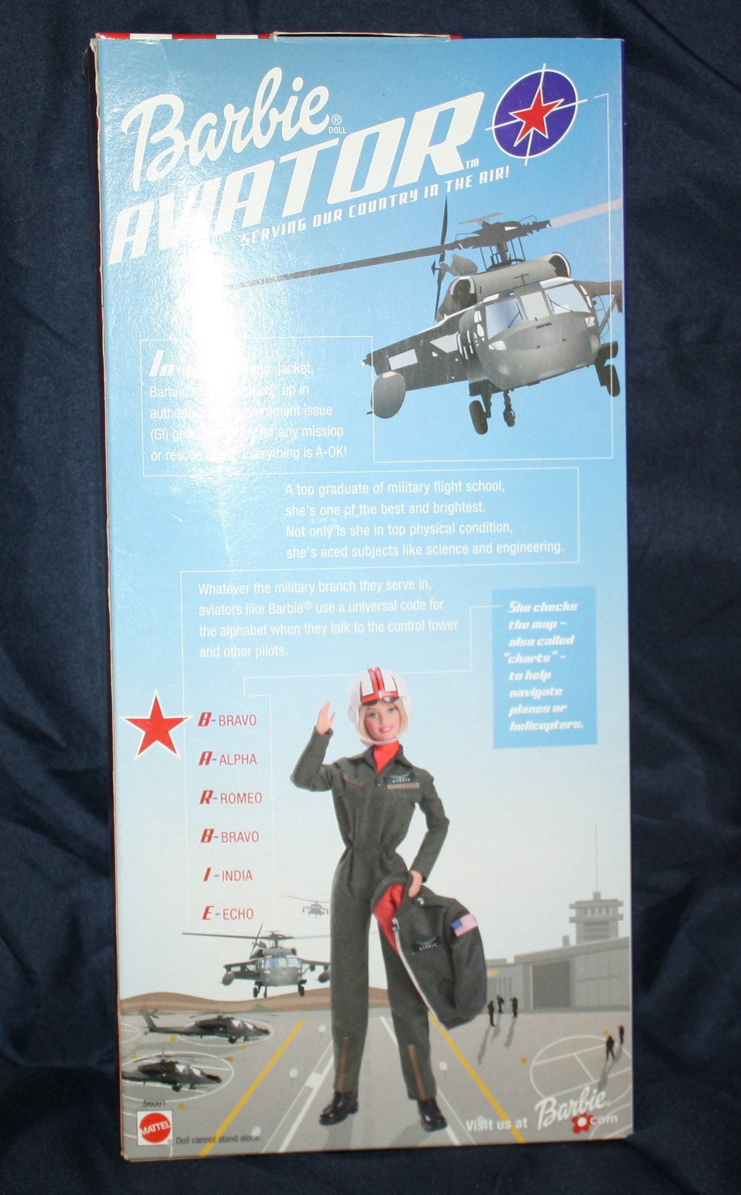 Barbie, Aviator Pilot Barbie, Special AAFES US Airforce Edition, Mattel ...