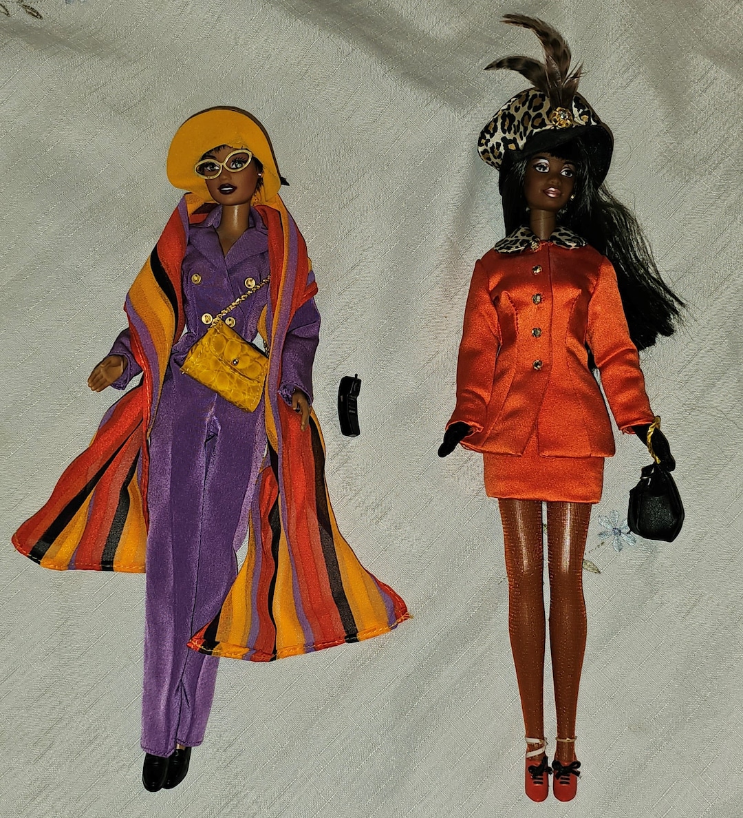 BARBIE Fashion Savvy Collection Dolls, Tangerine Twist Barbie, Uptown ...