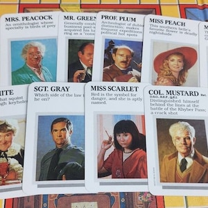 Vintage CLUE Master Detective, Board Game, 1988 Parker Brothers ...