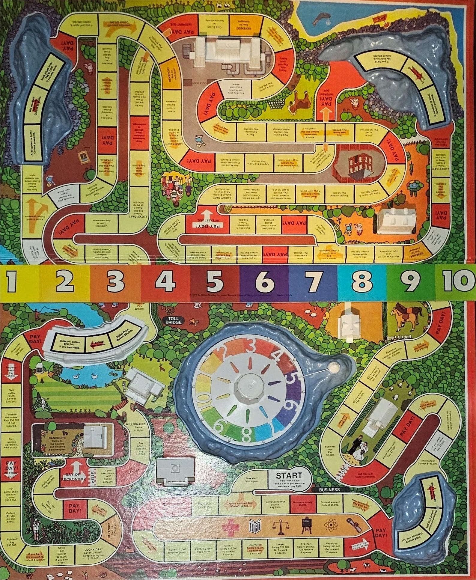 Vintage the Game of Life Board Games, 1960, 1977, 1985, 1991, Milton ...