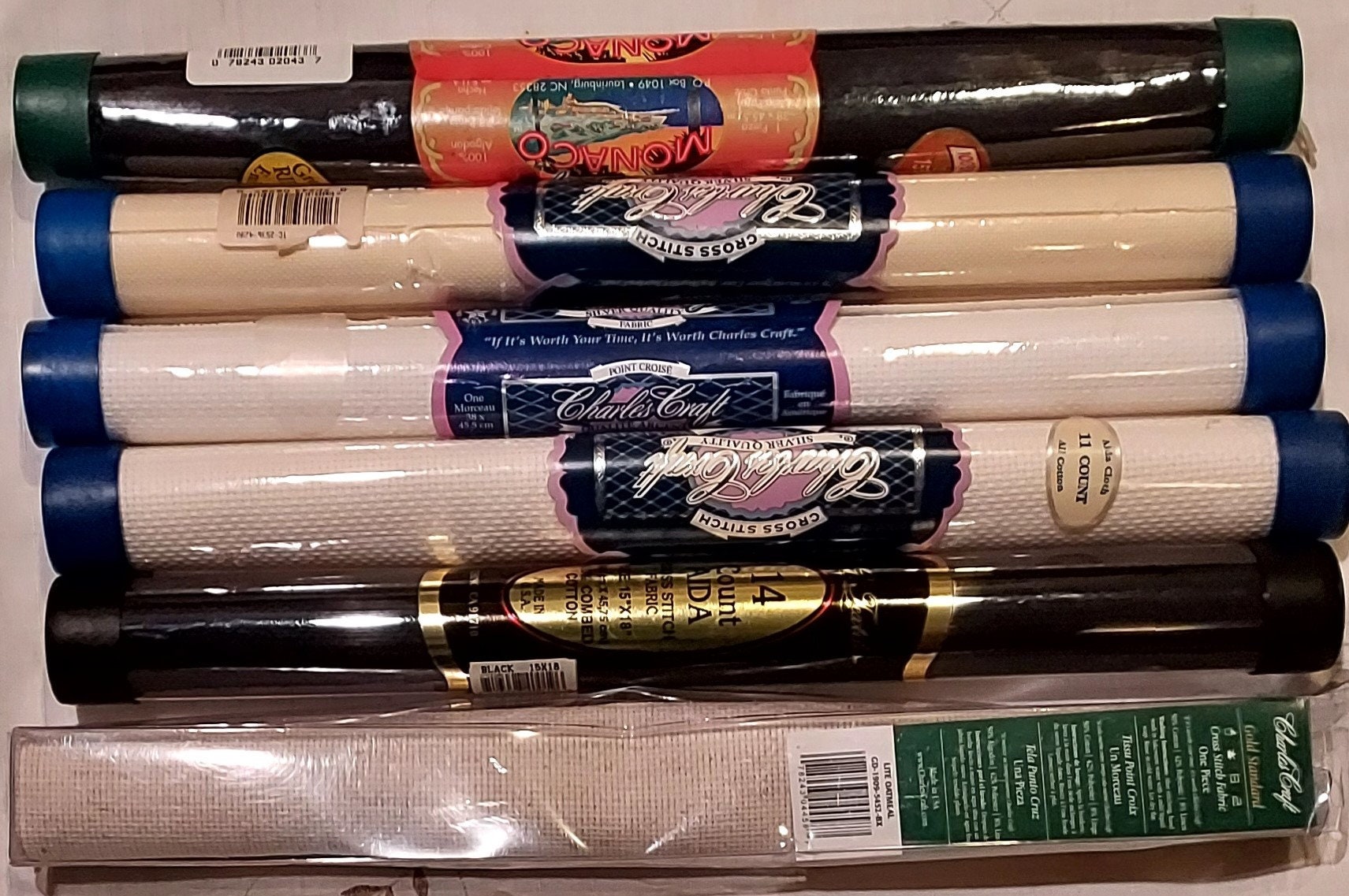 Cross Stitch Fabric, Polyester Cotton Aida Fabric to Stitch, Embroidery ...