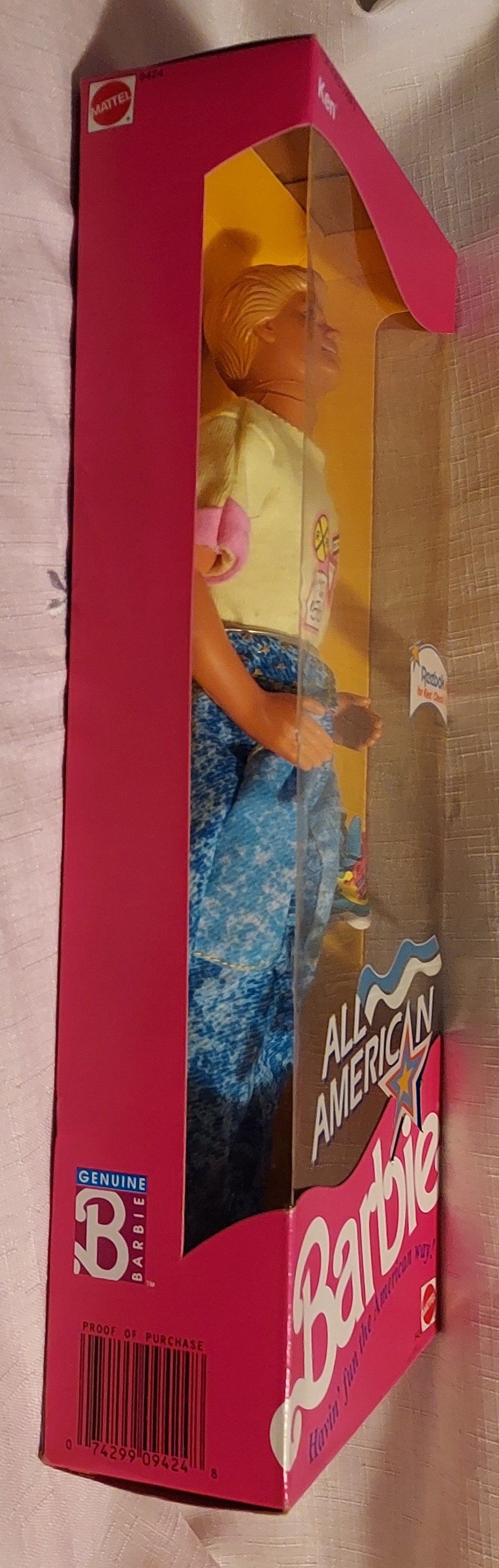 BARBIE, All American Ken Reebok Hi-Tops, Mattel, NRFB