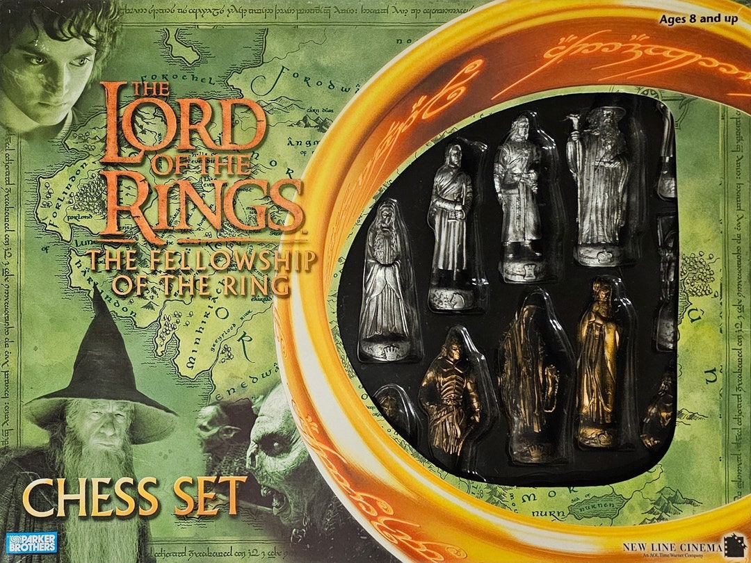 Lord of the Rings Chess Set - the Fellowship of the King, 2002 Parker ...