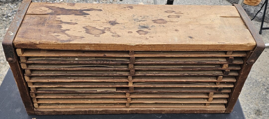 Antique Cigar Tobacco Drying Box Rack, Antique Wooden Cigar Mold, Cigar ...