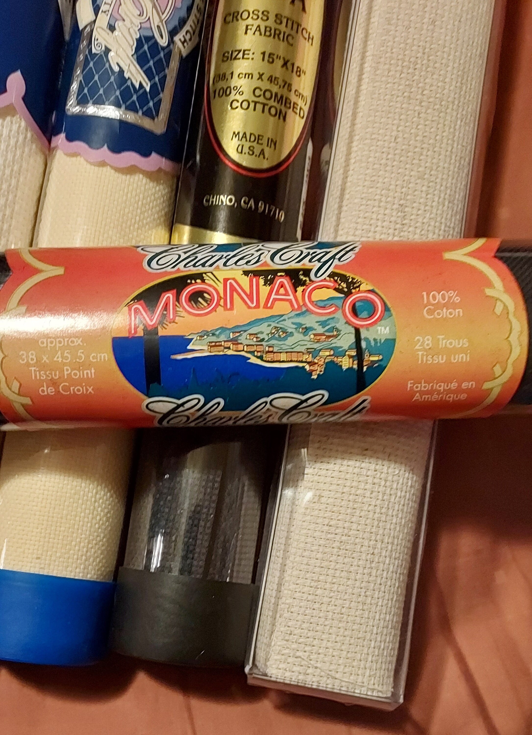 Cross Stitch Fabric, Polyester Cotton Aida Fabric to Stitch, Embroidery ...