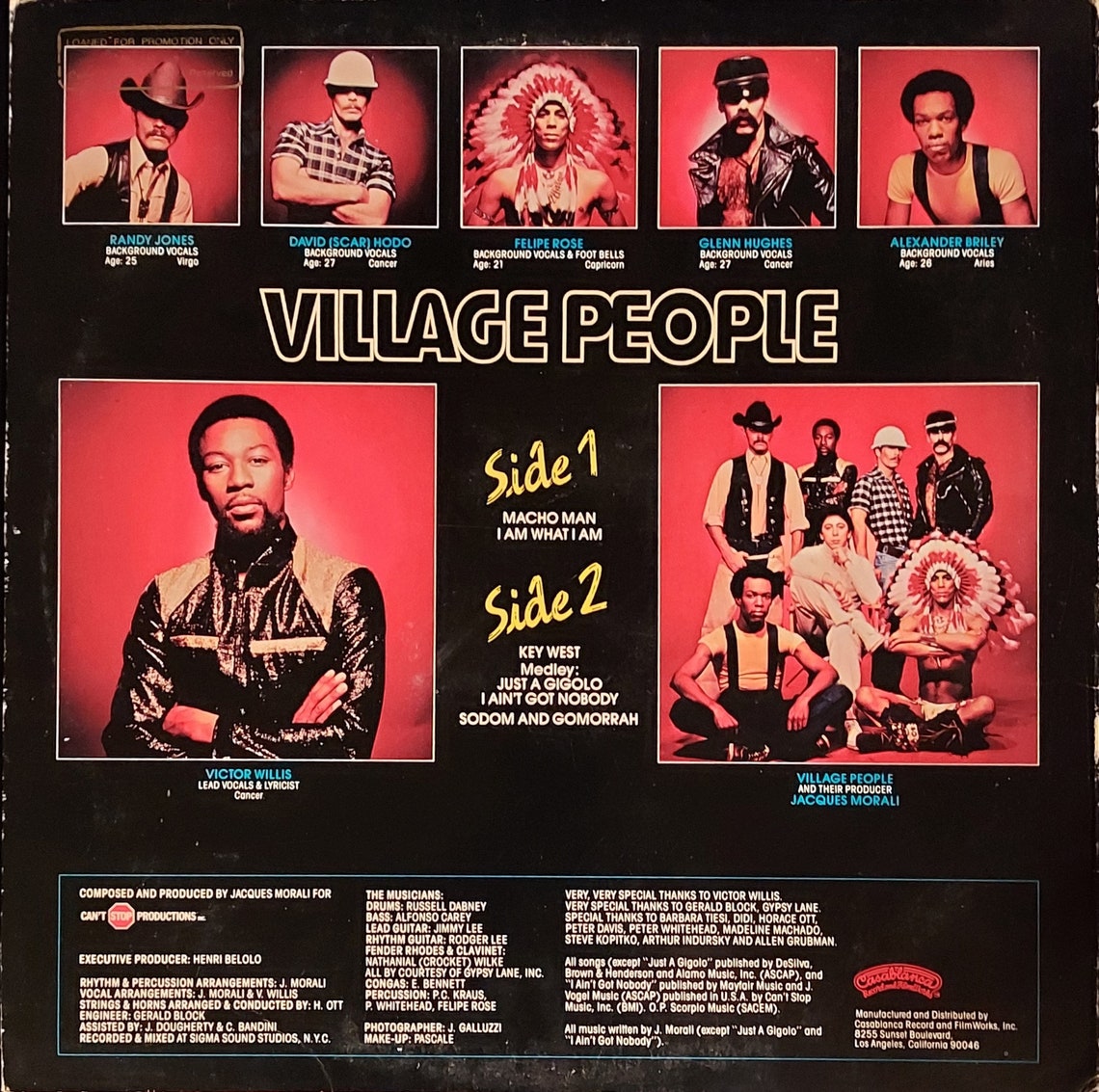 Vintage Lps, Village People - Macho Man & Cruisin', 1978 Casablanca ...