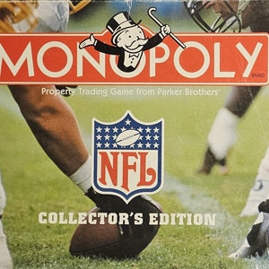 MONOPOLY NFL Board Games, Grid Iron Edition, Collector's Editions ...