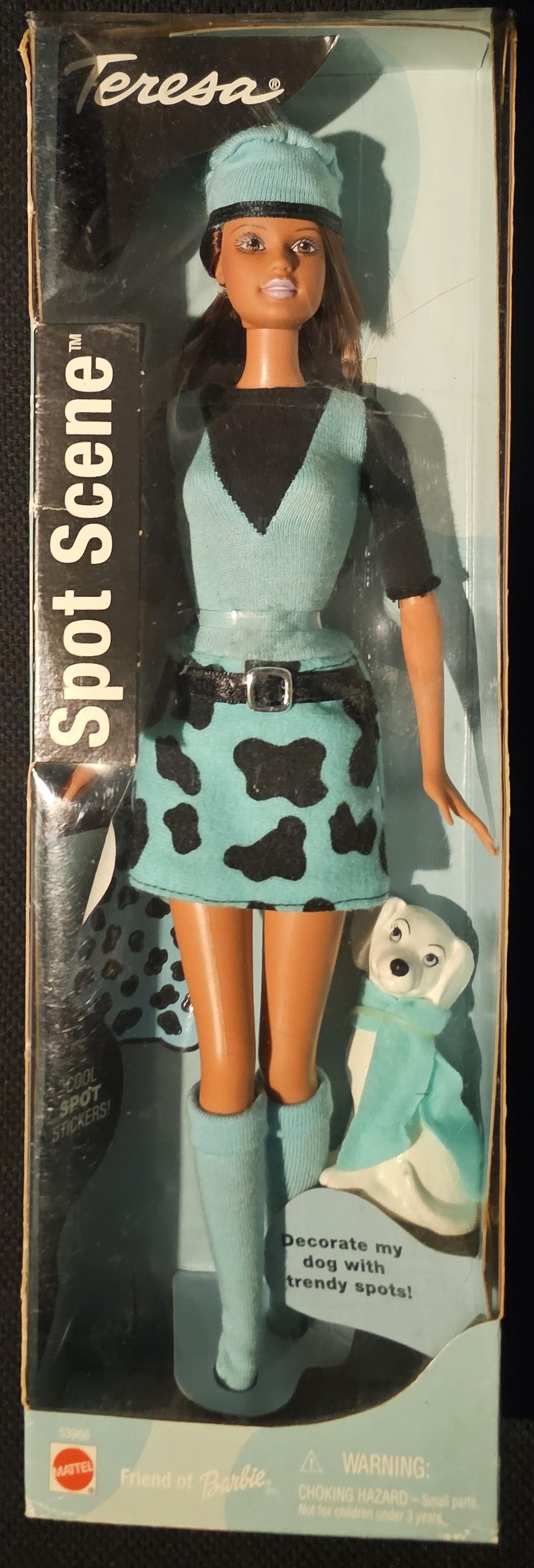 BARBIE, Spot Scene Doll, Teresa Friend of Barbie With Dalmation Dog ...