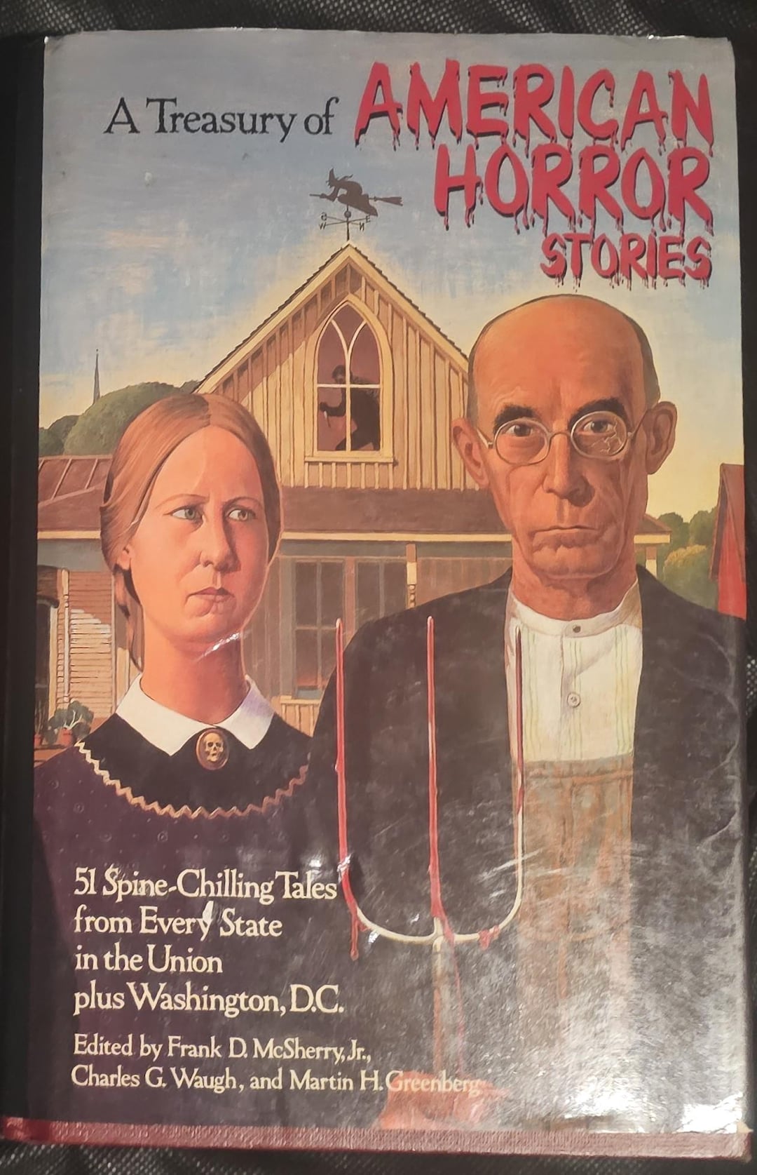 Vintage 1988 A Treasury of American Horror Stories, Hardcover Book ...