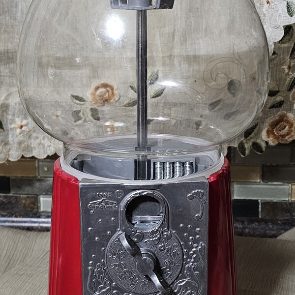 Antique Gumball Machine - Etsy
