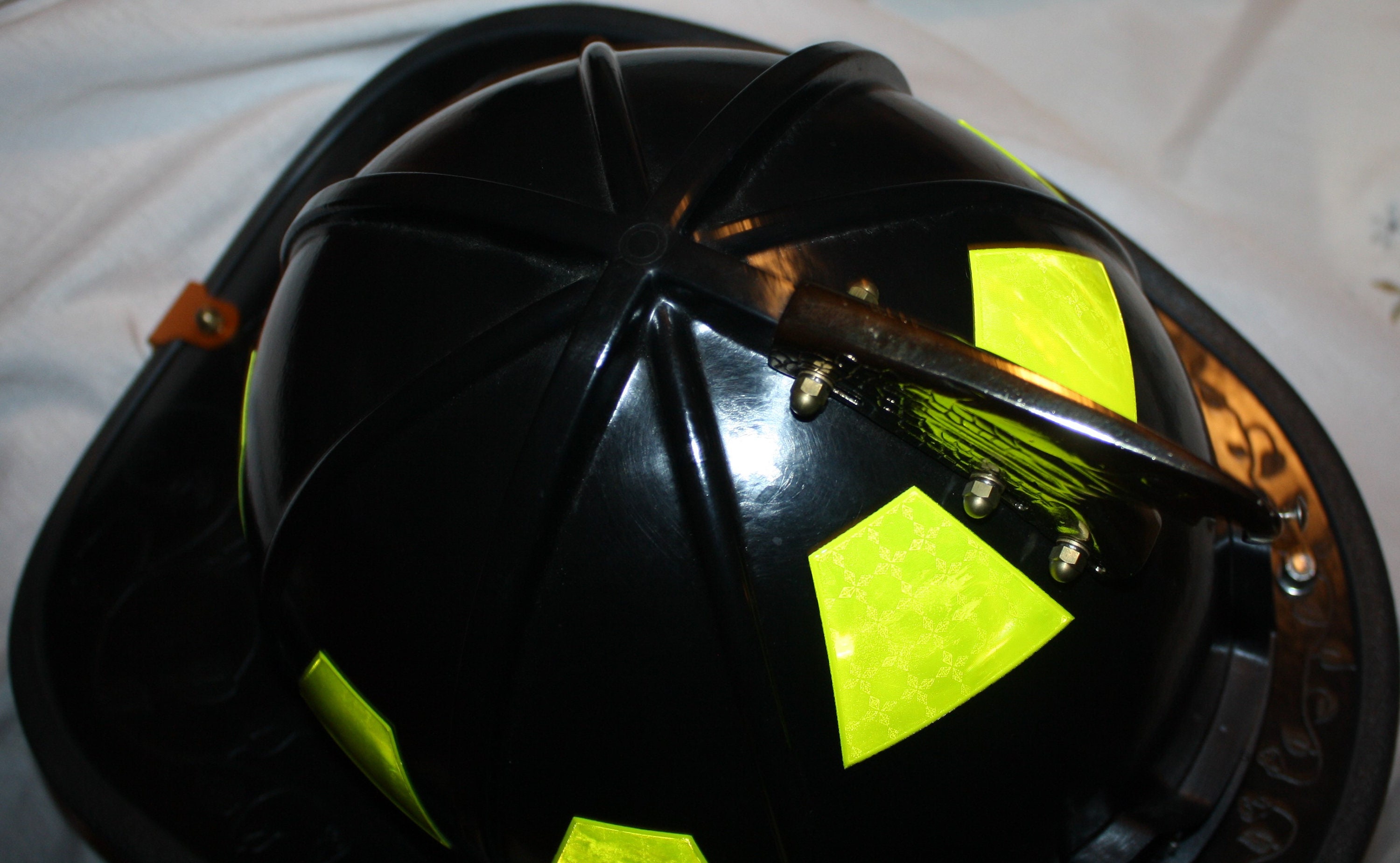 Fire Fighter Helmet with Face Shield, Honeywell, Hard Safety Gear ...