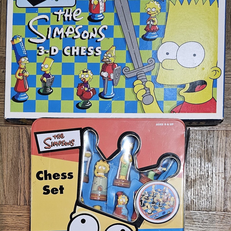 Simpsons Chess Set - Etsy