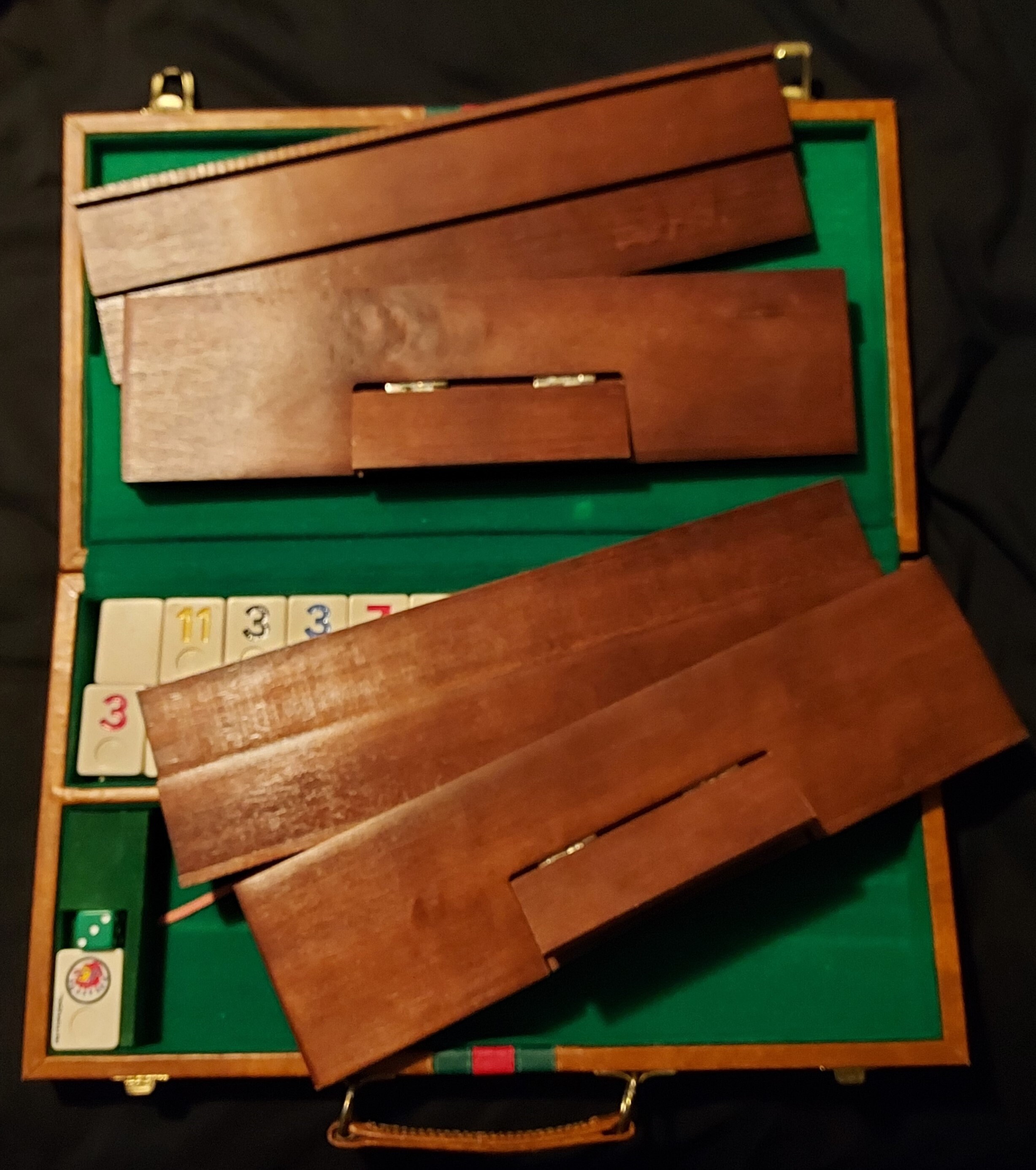 Vintage Rummikub, Rack Rummy, Rummy Retro Tile Game w/Carrying Case ...