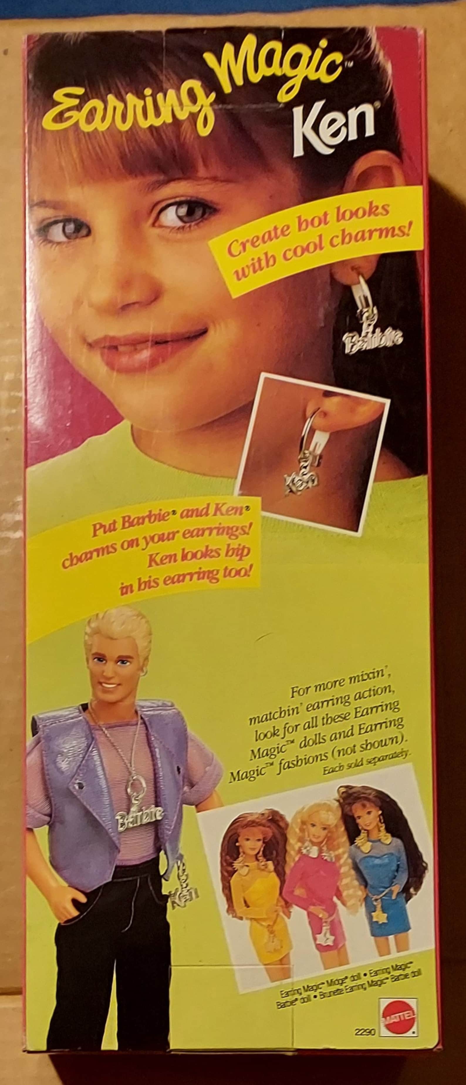 BARBIE, Earring Magic Ken Doll, LGBTQ Ken, 1992 Mattel, Discontinued ...