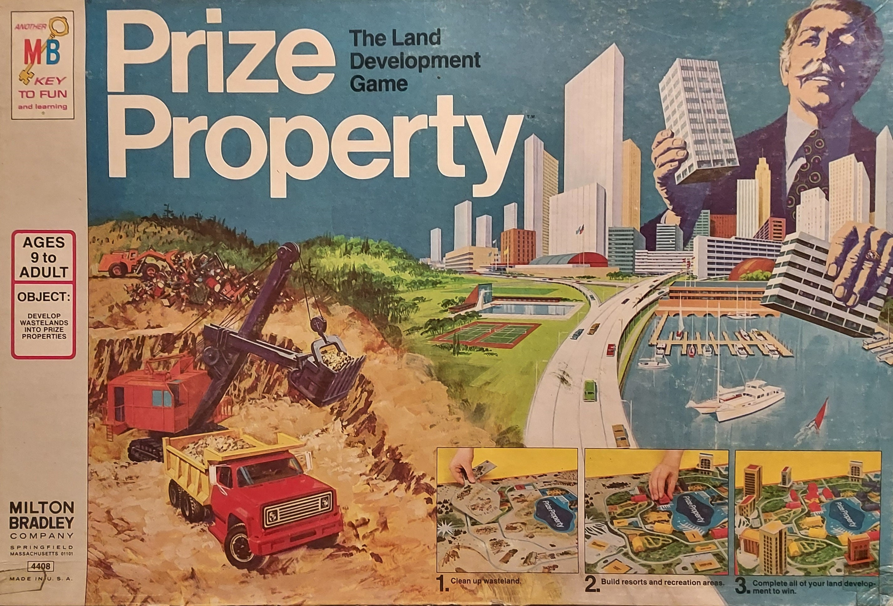 Vintage Prize Property - The Land Development Board Game, No. 4508 ...