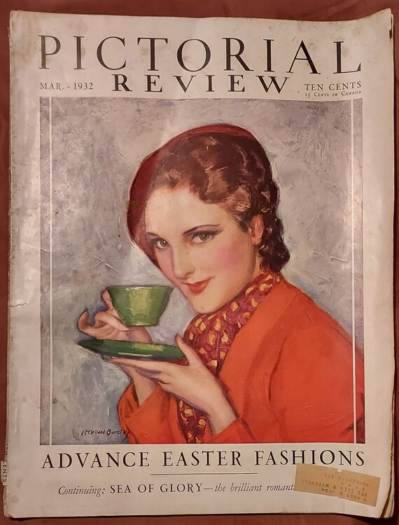 Vintage Pictorial Review Magazine Advance Easter Fashions - Etsy