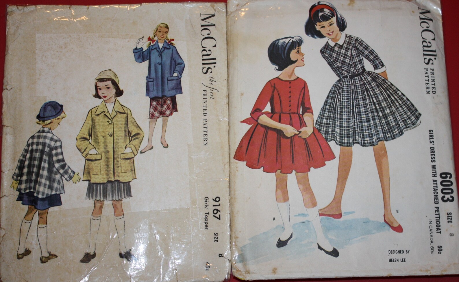 Vintage 50's & 60s Mccall's 6003 9167 Sewing - Etsy