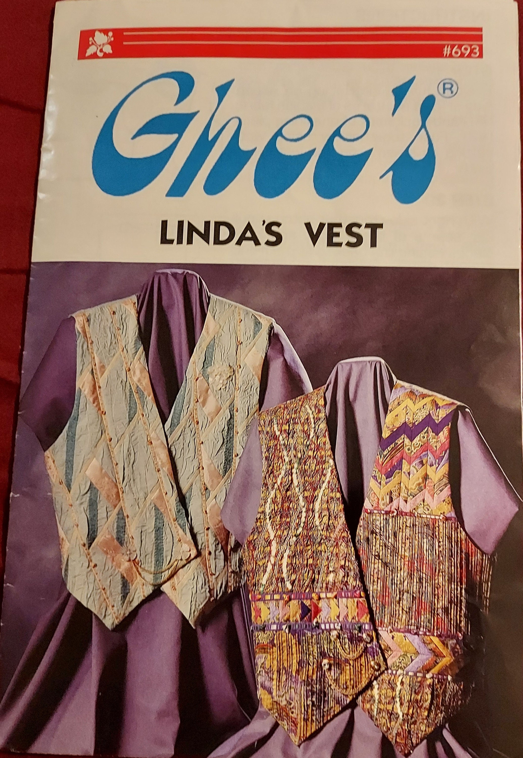 Vintage 1990's Jacket & Vest Sewing Patterns, Design Appliques. UNCUT