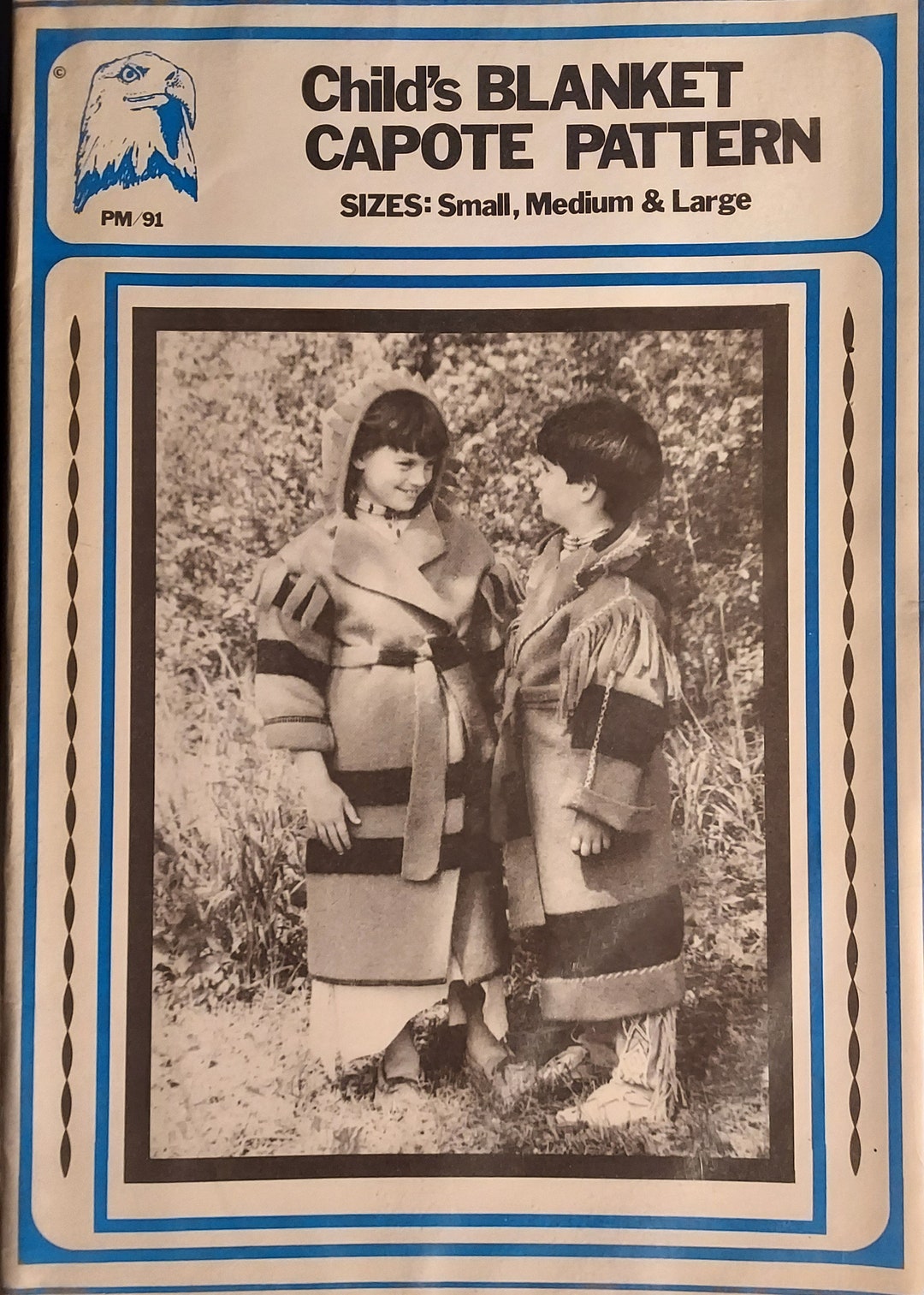 Eagle View PM/91 - Child's Blanket Capote, Sewing Pattern, Reenactment ...