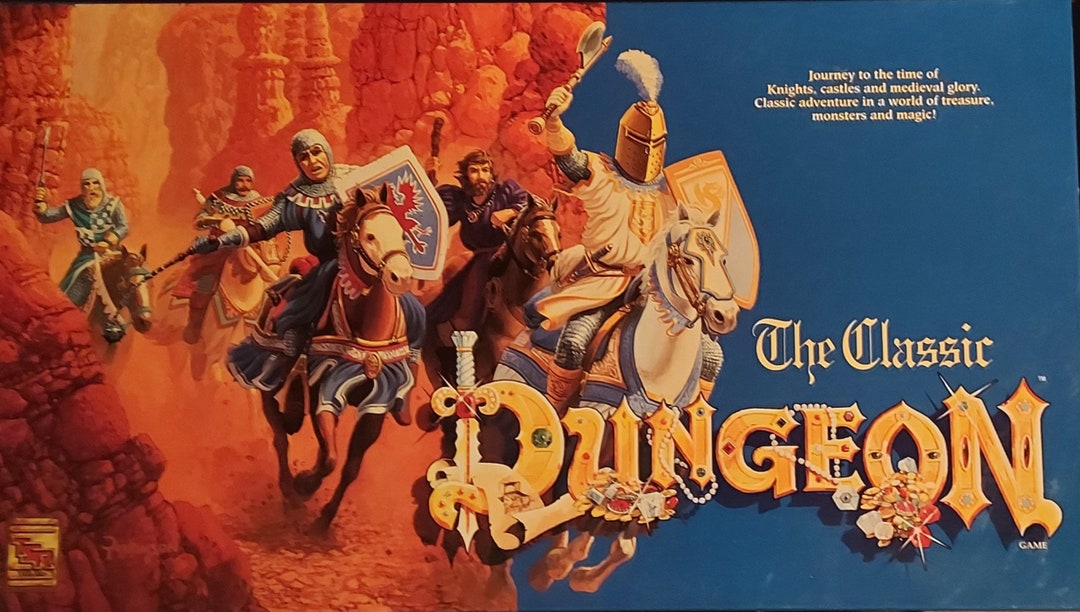 Vintage the Classic Dungeon Board Game TSR 1992 COMPLETE - Etsy