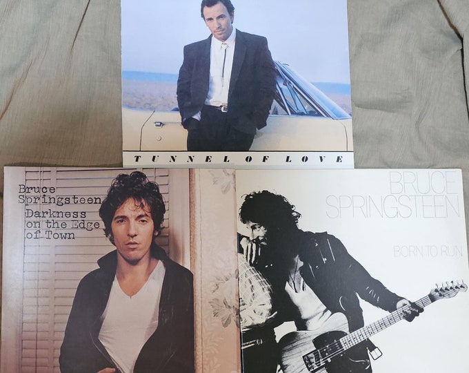 Vintage Vinyl - Bruce Springsteen Lps, Born to Run, Darkness on the ...