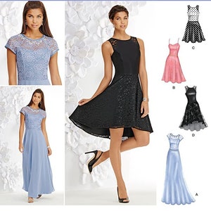 Simplicity Pattern 1195 Misses' Evening Special Occasion | Etsy