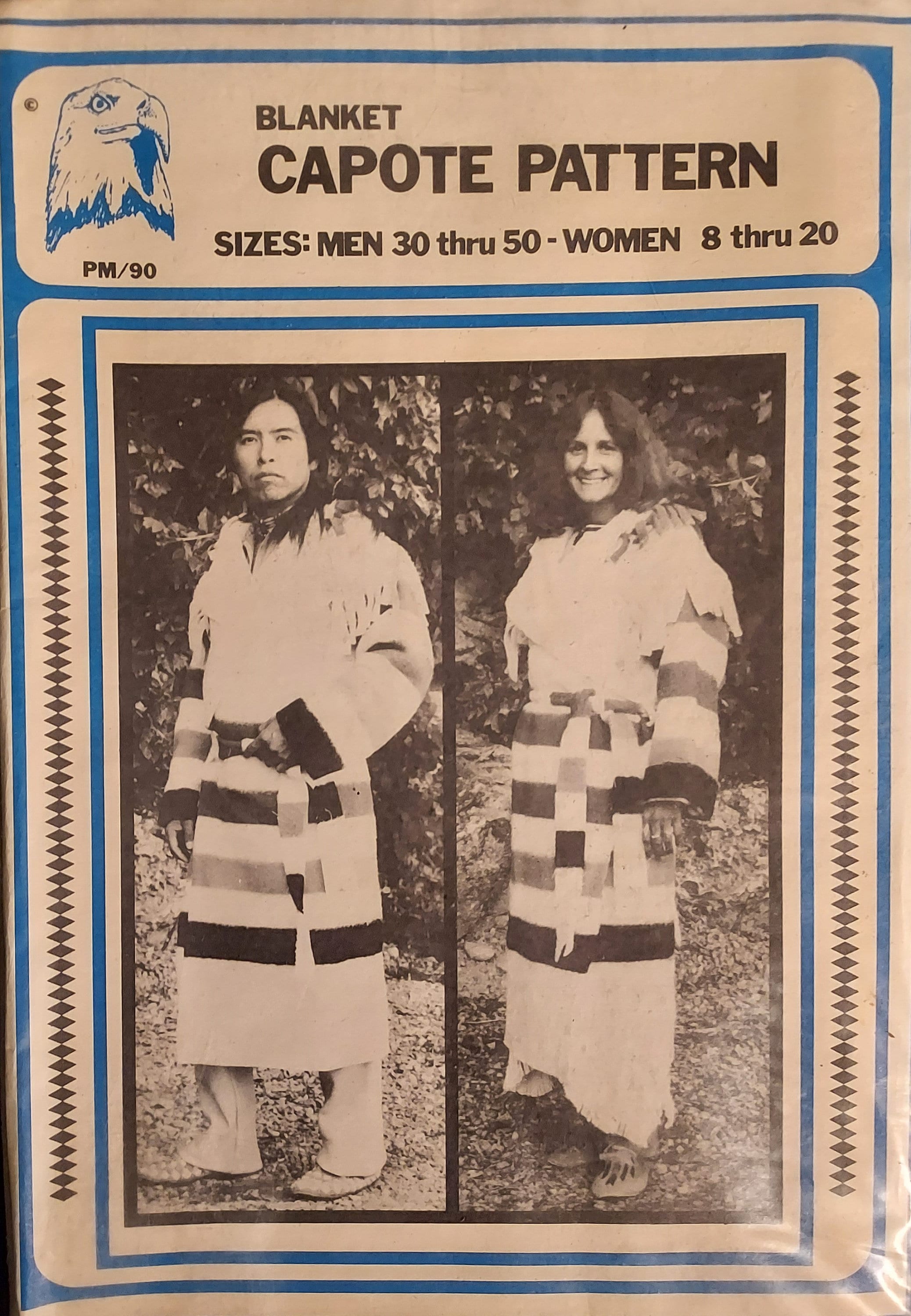 Eagle View PM/90 - Blanket Capote Sewing Pattern, Reenactment Pattern ...