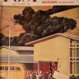 Vintage 1950's the Saturday Evening Post Magazine, July 14, 1956 ...