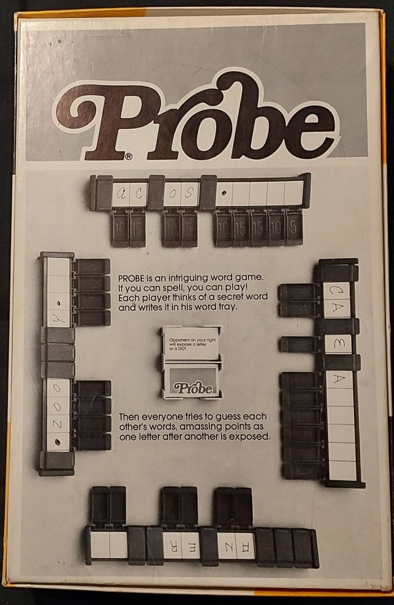 Toys & Games 1976 Parker Brothers Vintage Probe Game of Words COMPLETE ...