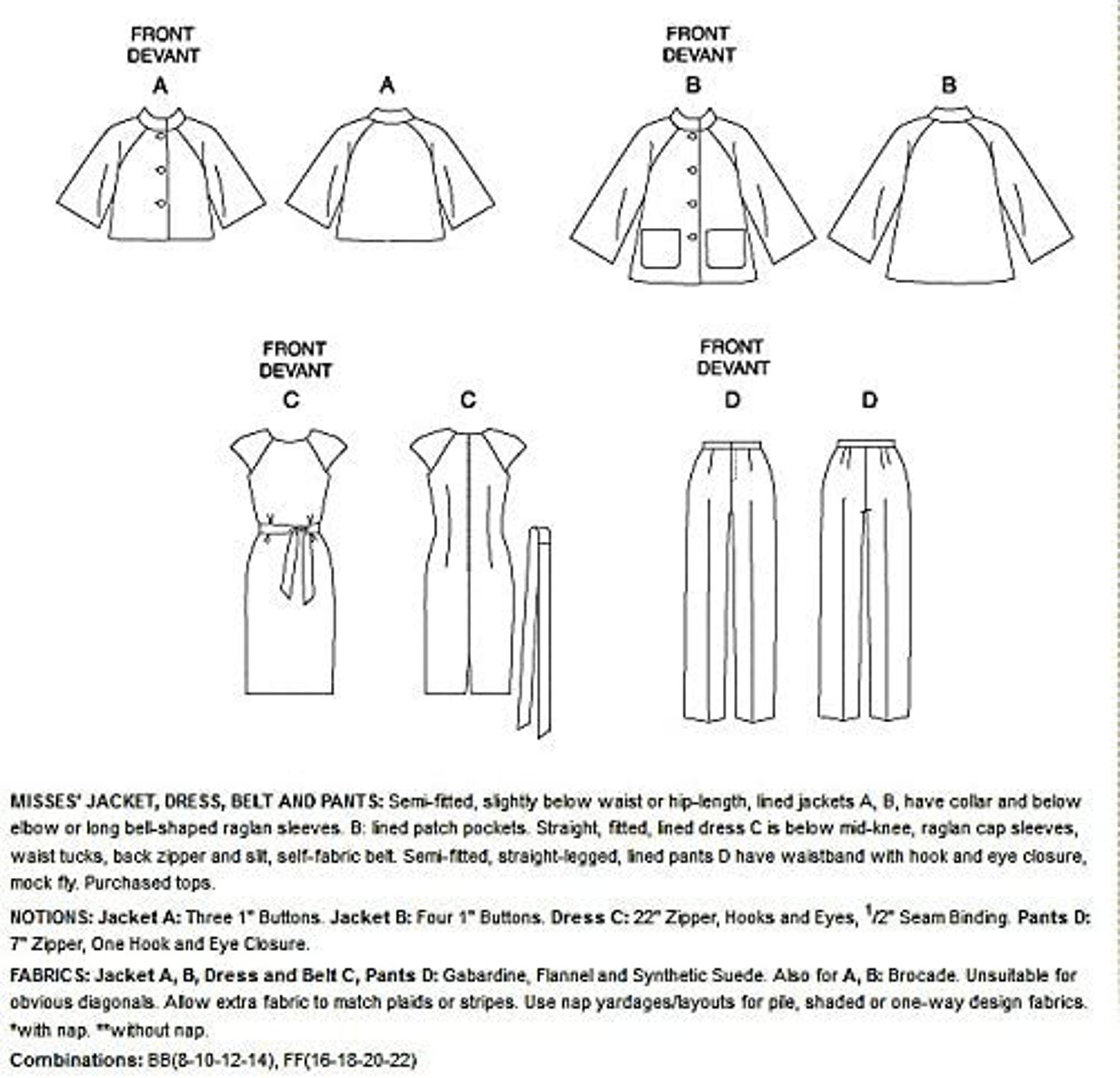 Vintage Butterick B5395 Sewing Patterns Misses' Swing | Etsy