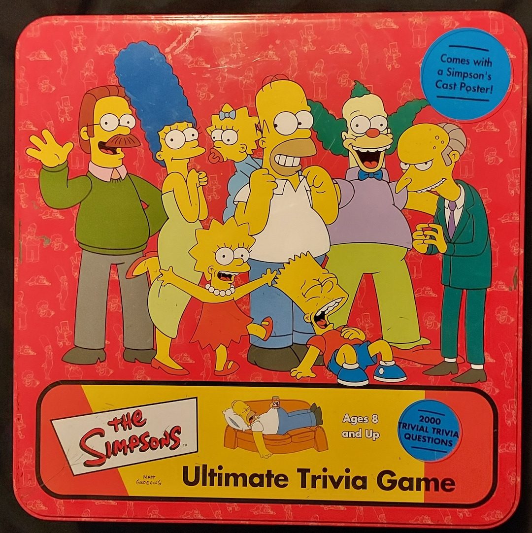 The Simpsons Ultimate Trivia Game, Homer's Trivia Game, Bart's Trivia ...