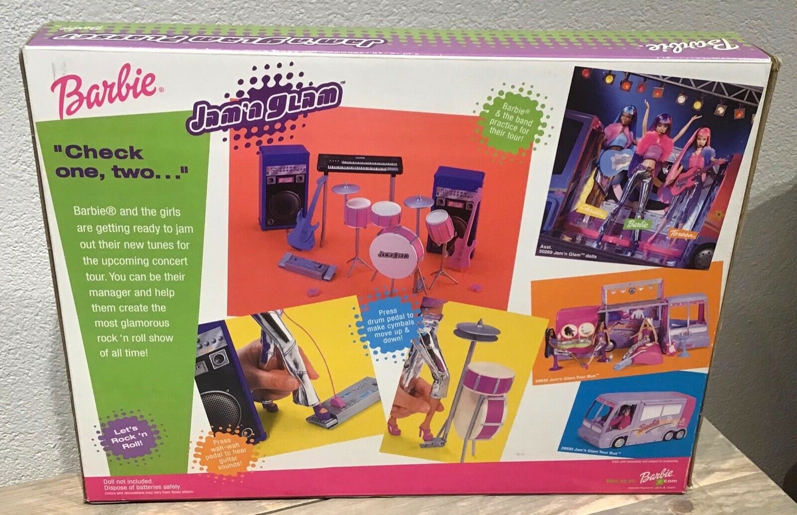 BARBIE Jam 'N Glam Playset With Sounds 2001 Mattel - Etsy