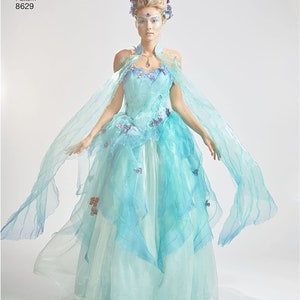 Simplicity 8629 Adult Costume, Cosplay, Fantasy Wedding Gown, Misses ...
