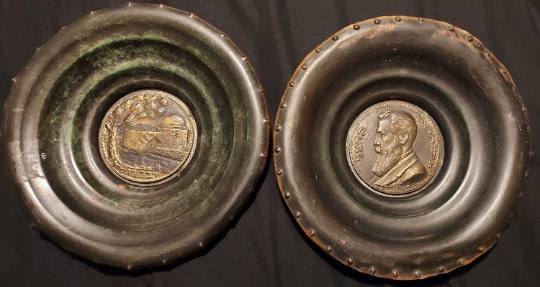 Vintage Wall Plagtes, Peruvian Plates, Israeli Embossed Souvenir Plates ...