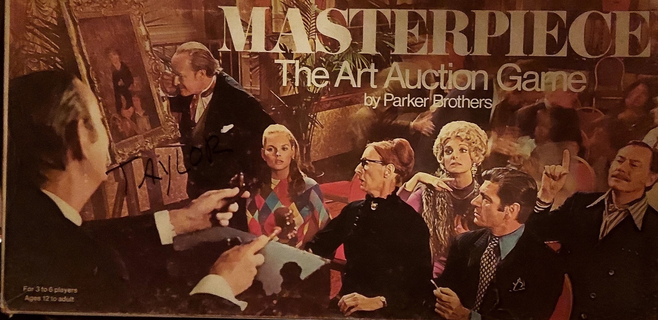 Vintage Masterpiece - The Classic Art Auction Game, Board Game, 1970 ...