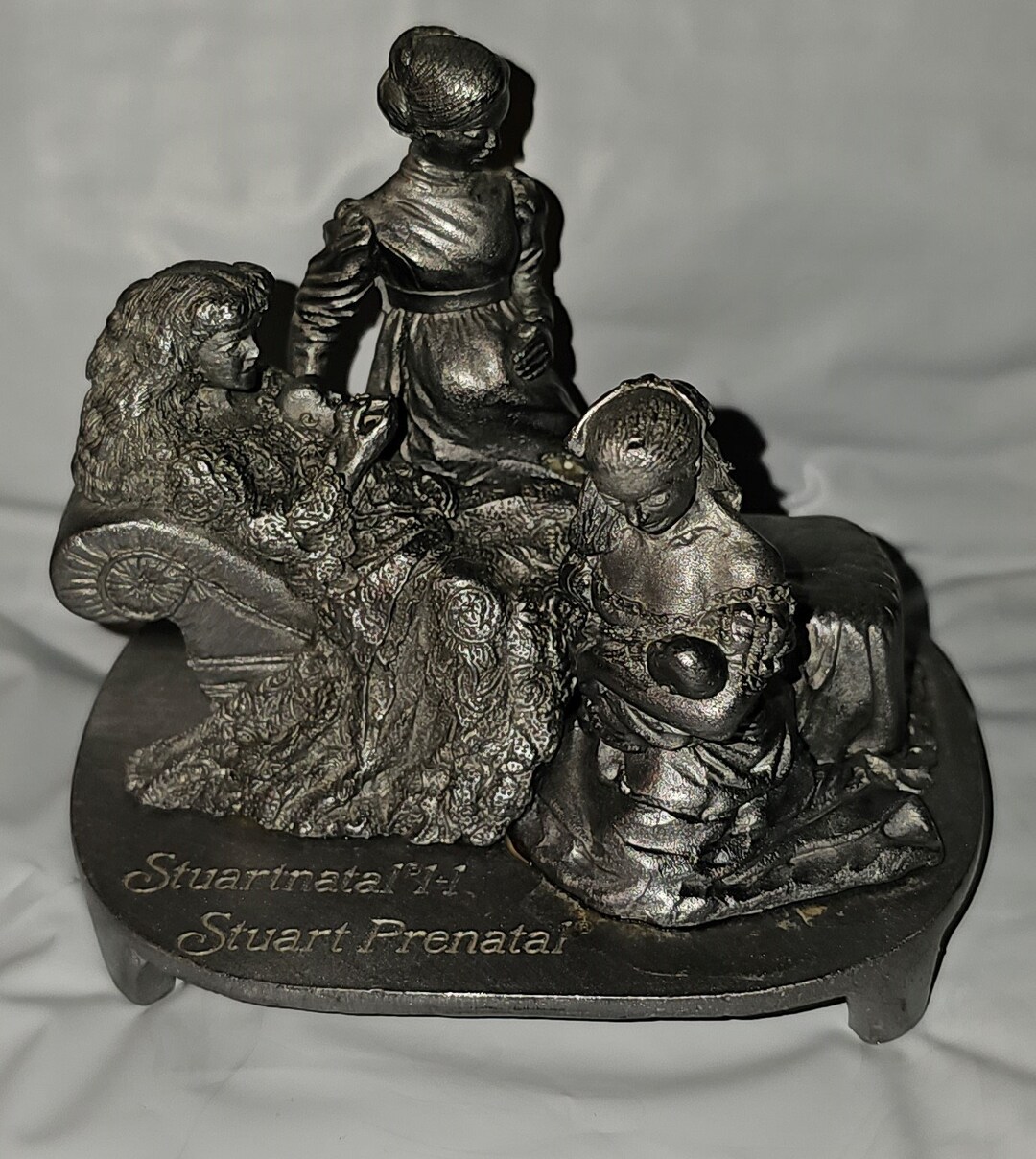 Vintage 1987 Pewter Metal Sculpture stuartnatal 11 Stuart Prenatal, ICI ...