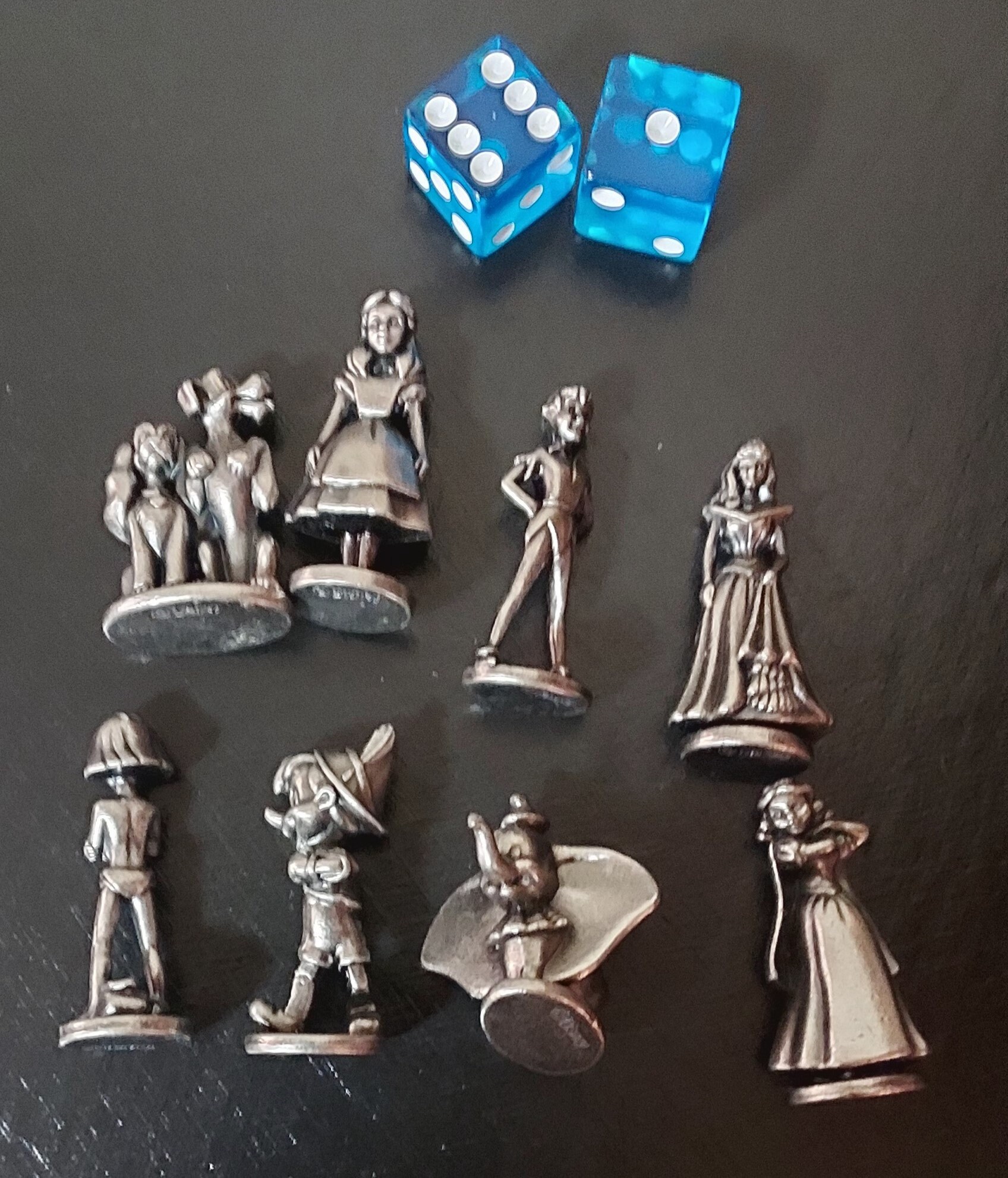 Disney Monopoly Pieces