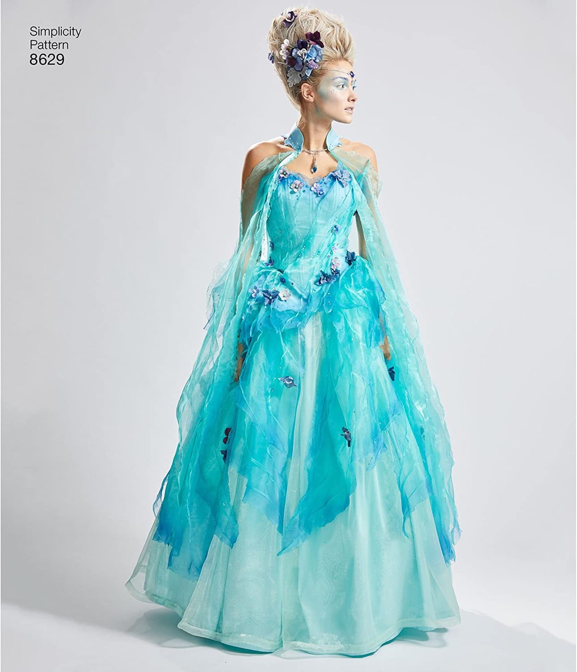 Simplicity 8629 Adult Costume Cosplay Fantasy Wedding Gown - Etsy