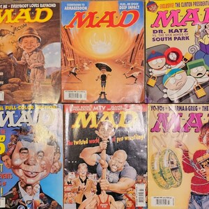 Vintage 1990s MAD Magazine, Alfred E Neuman, Comics Magazines, FULL ...