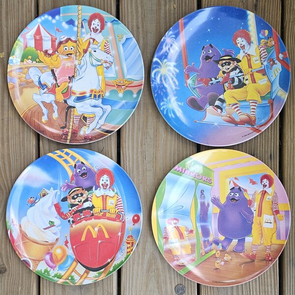 Mcdonalds Collector Plates - Etsy