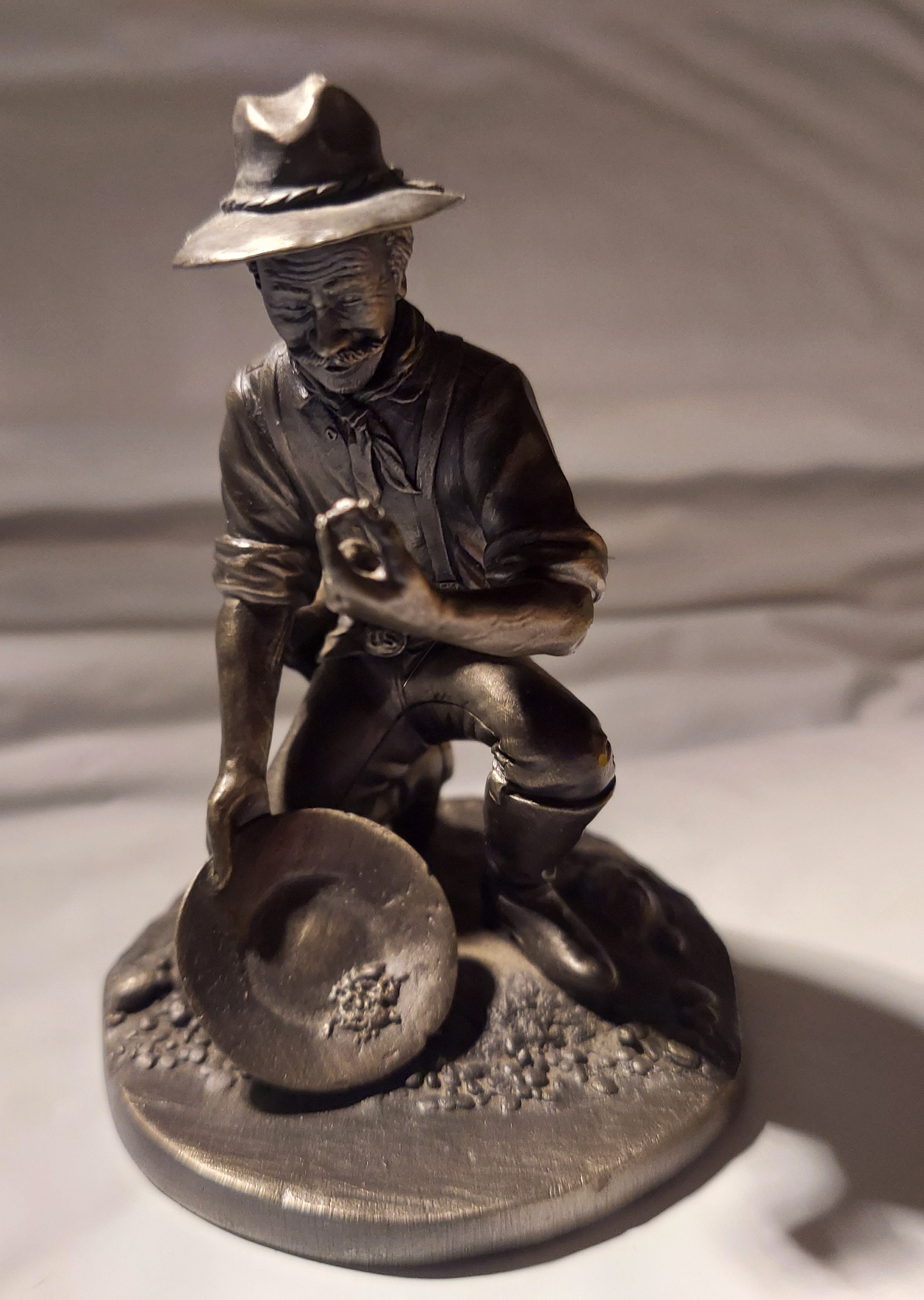 Vintage Franklin Mint Fine Pewter - The Prospector 1836-1855, The ...