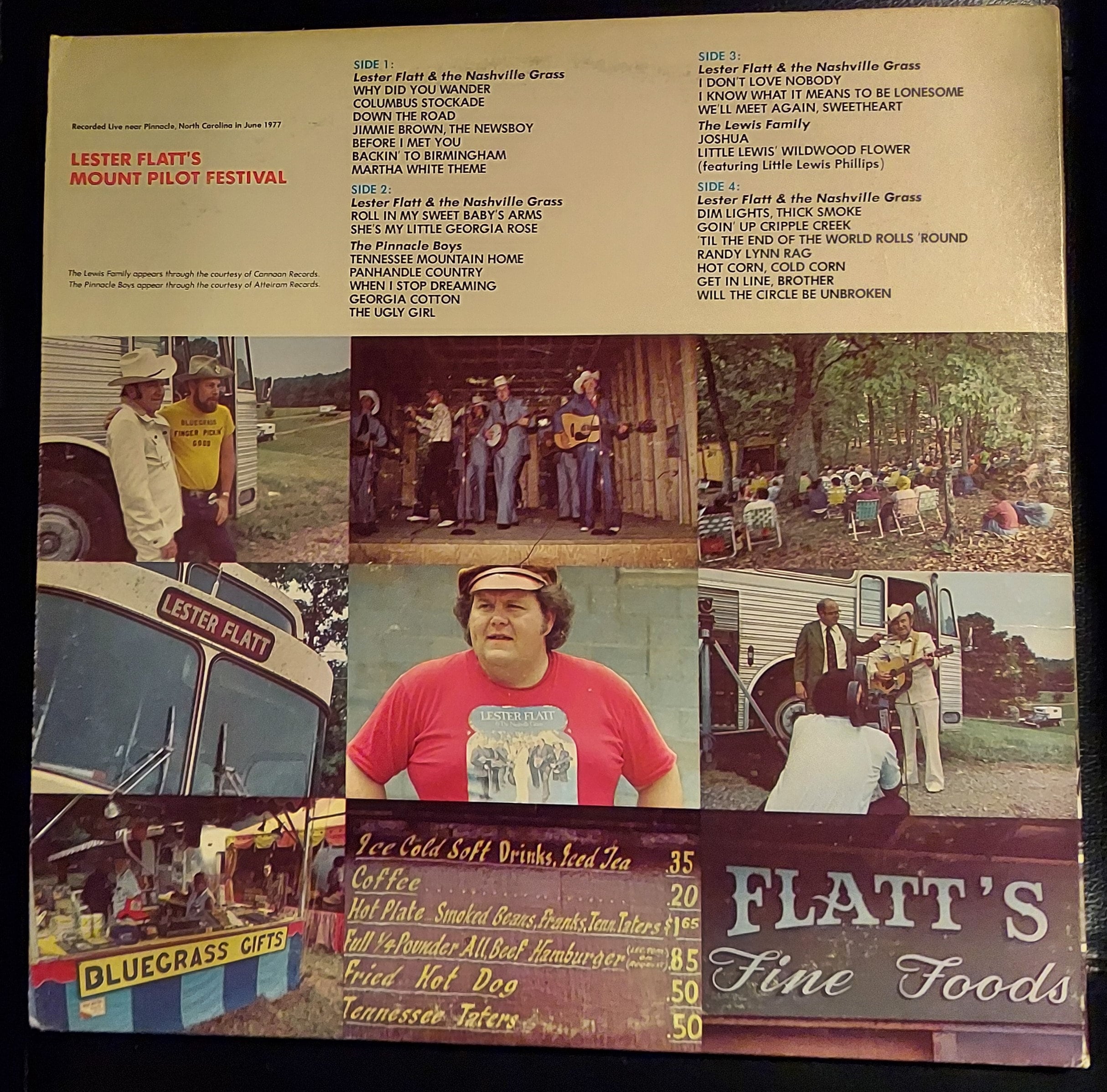 Vintage Lp Lester Flatts Bluegrass Festival 2 Lp Gatefold Album