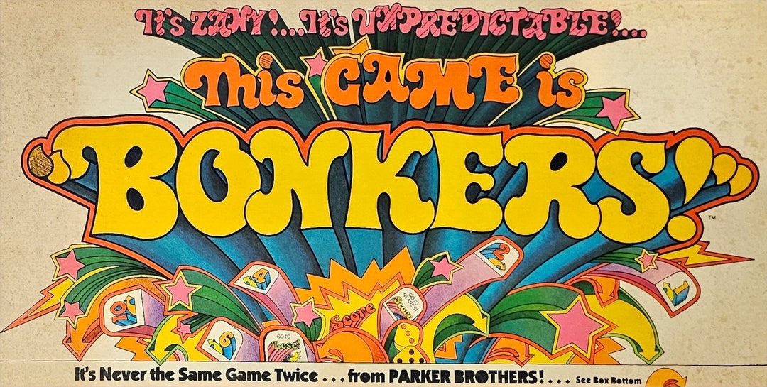 Vintage BONKERS Board Game 1978 Parker Brothers, COMPLETE - Etsy