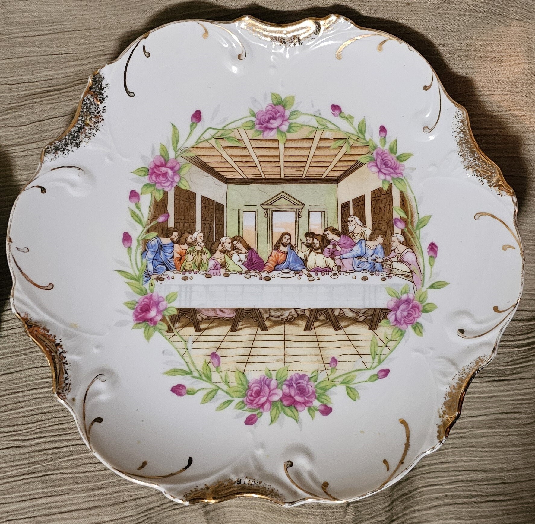 Vintage Religious Collectible Plates, Jesus at the Door & The Last ...