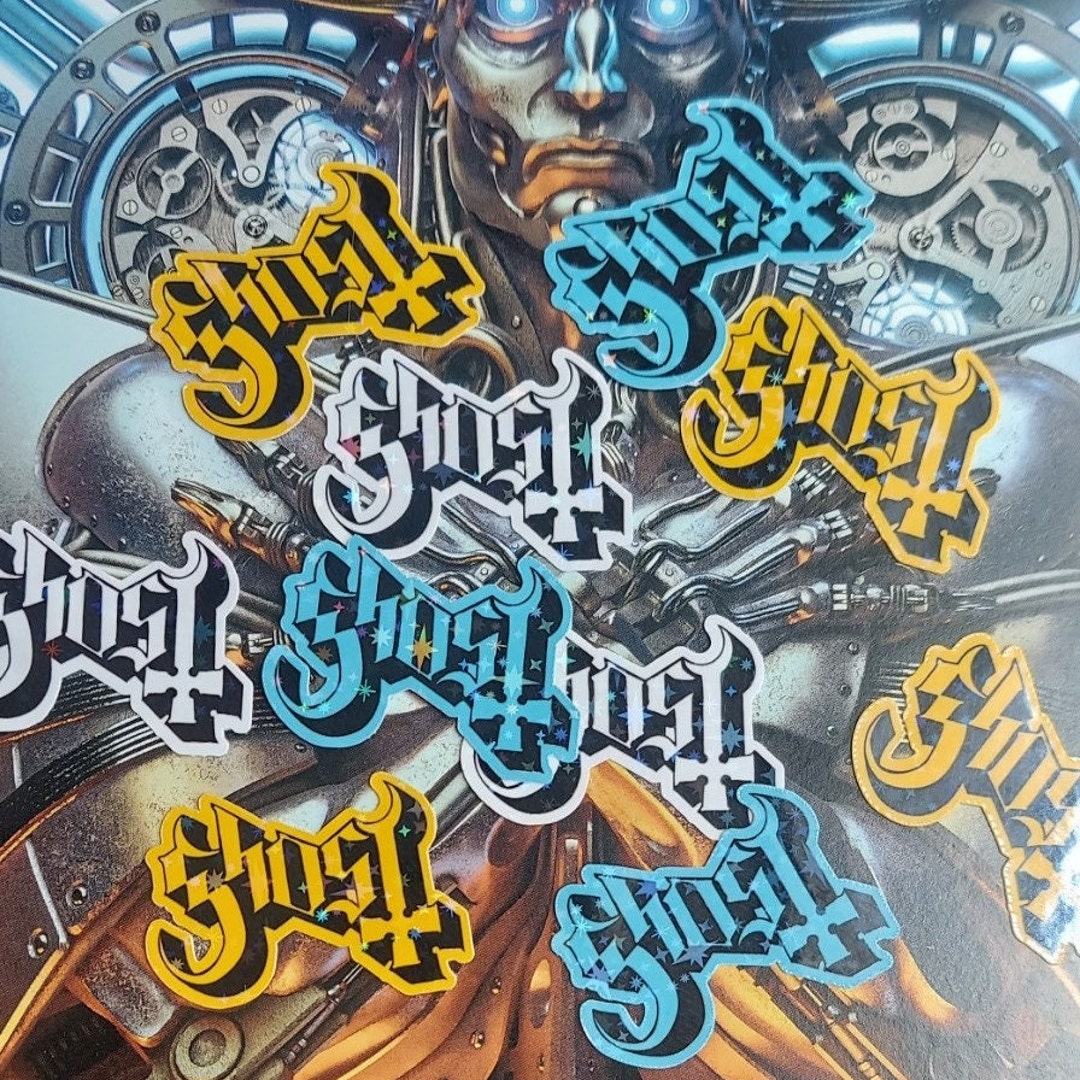 Ghost Logo Mini Stickers - Set of 3 - Etsy