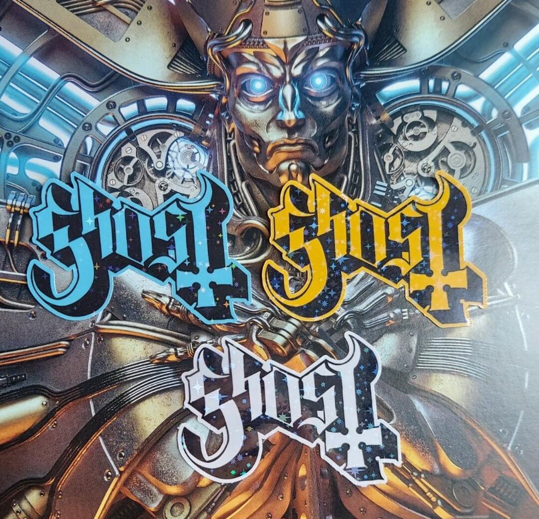 Ghost Logo Stickers - Etsy