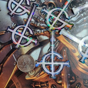 Ghost Grucifix Logo Sticker - Etsy