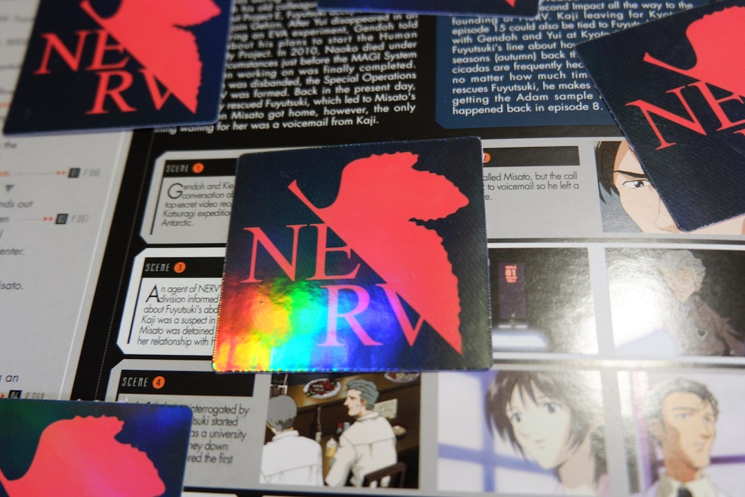 Neon Genesis Evangelion NERV Logo Sticker - Holographic - Etsy