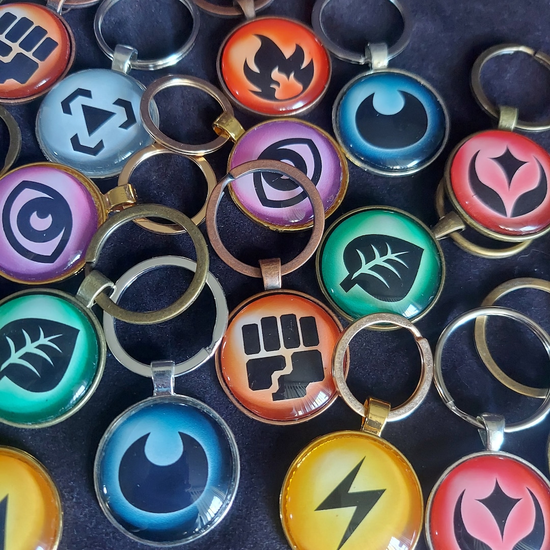 Pokemon Energy Keychains - Etsy