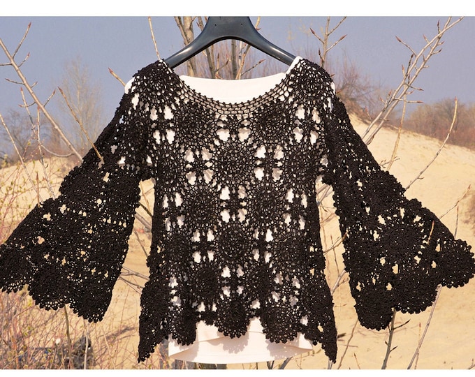 Trendy Crochet Top PATTERN Written in Englishcharts Photo | Etsy